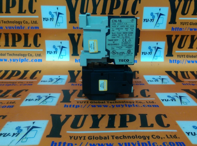 TECO CN16 / PHN-10K Relays - 裕益科技自動化設備可程式編碼器PLC分散式控制系統DCS